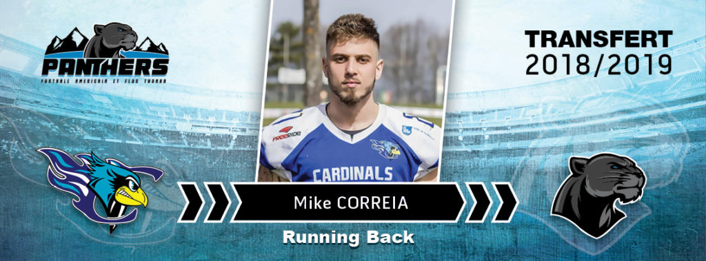Transfert : Mike CORREIA rejoint Thonon ! – Black Panthers Thonon les Bains