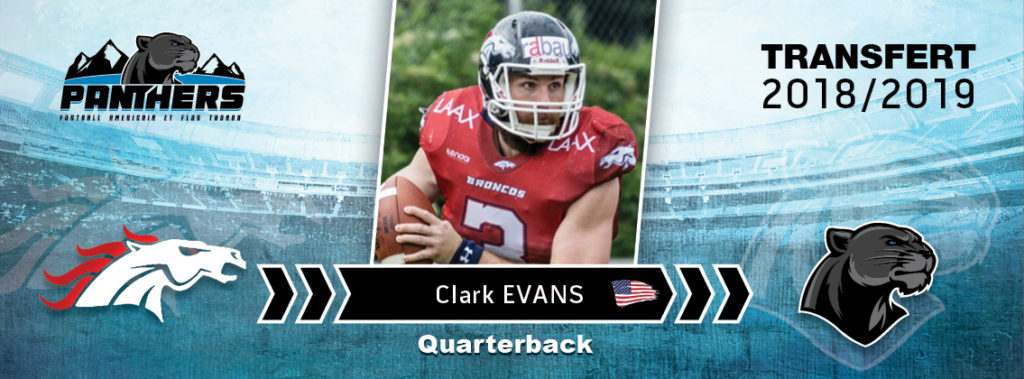 Clark EVANS (USA), sera le nouveau Quarterback des Panthers ! – Black ...