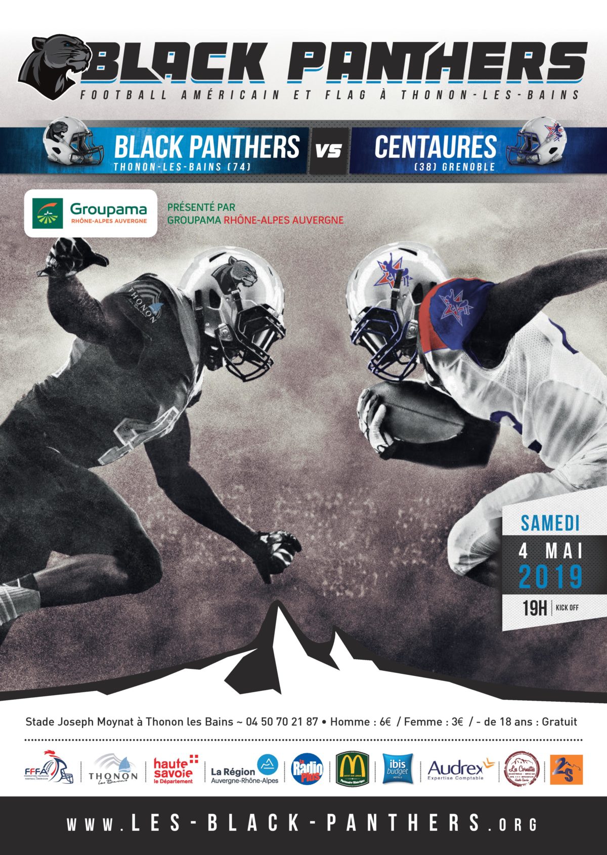 Quand les montagnes se rencontrent … – Black Panthers Thonon les Bains